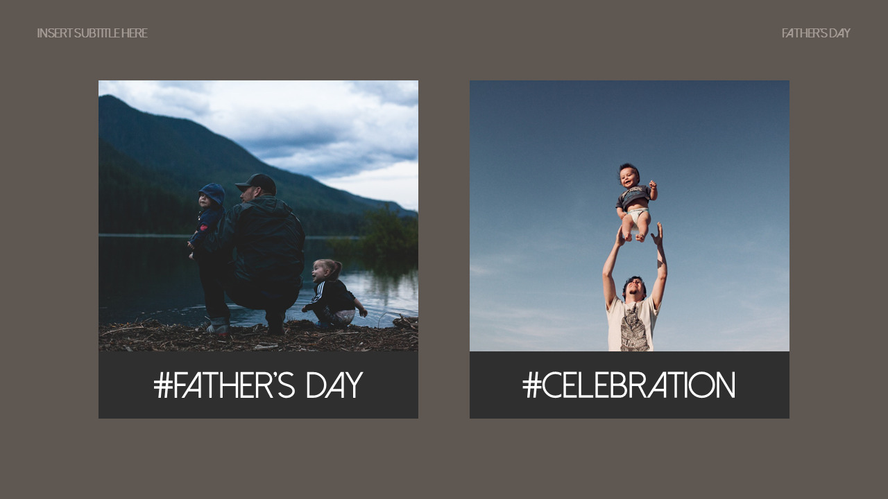 Happy Father’s Day Easy PowerPoint Design