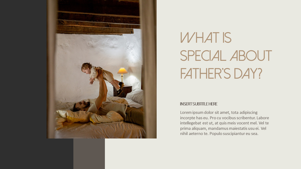 Happy Father’s Day Easy PowerPoint Design