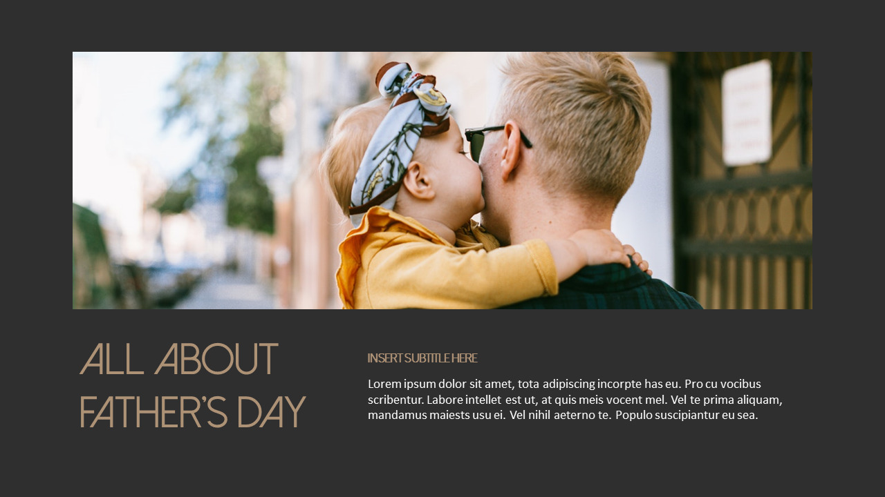 Happy Father’s Day Easy PowerPoint Design