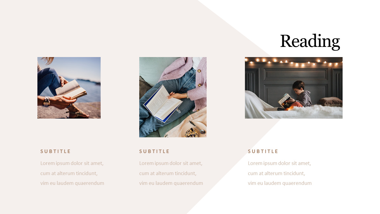 Reading Best PowerPoint Presentation|Lifestyle|Templates