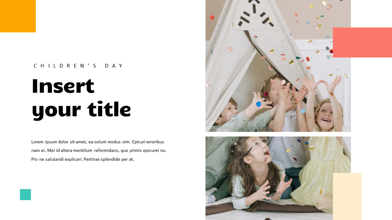 Happy Children's Day Google PowerPoint Slides