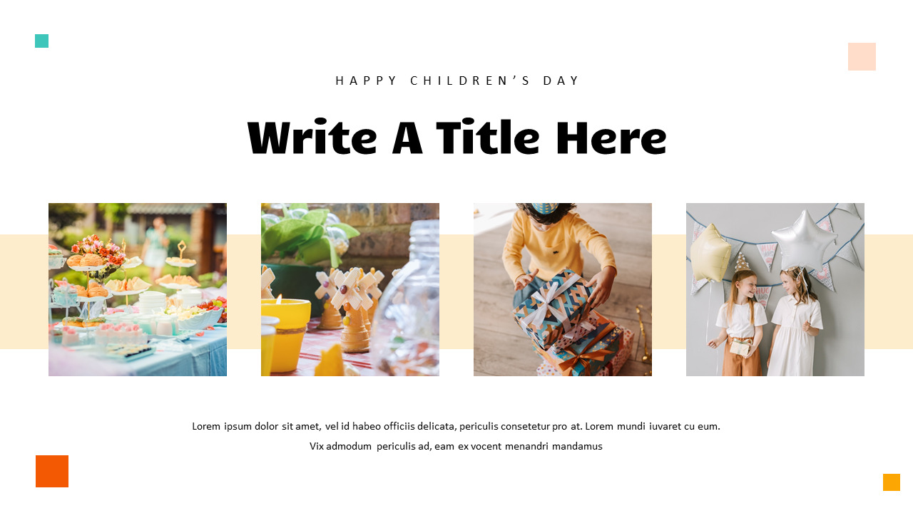 Happy Children's Day Google PowerPoint Slides