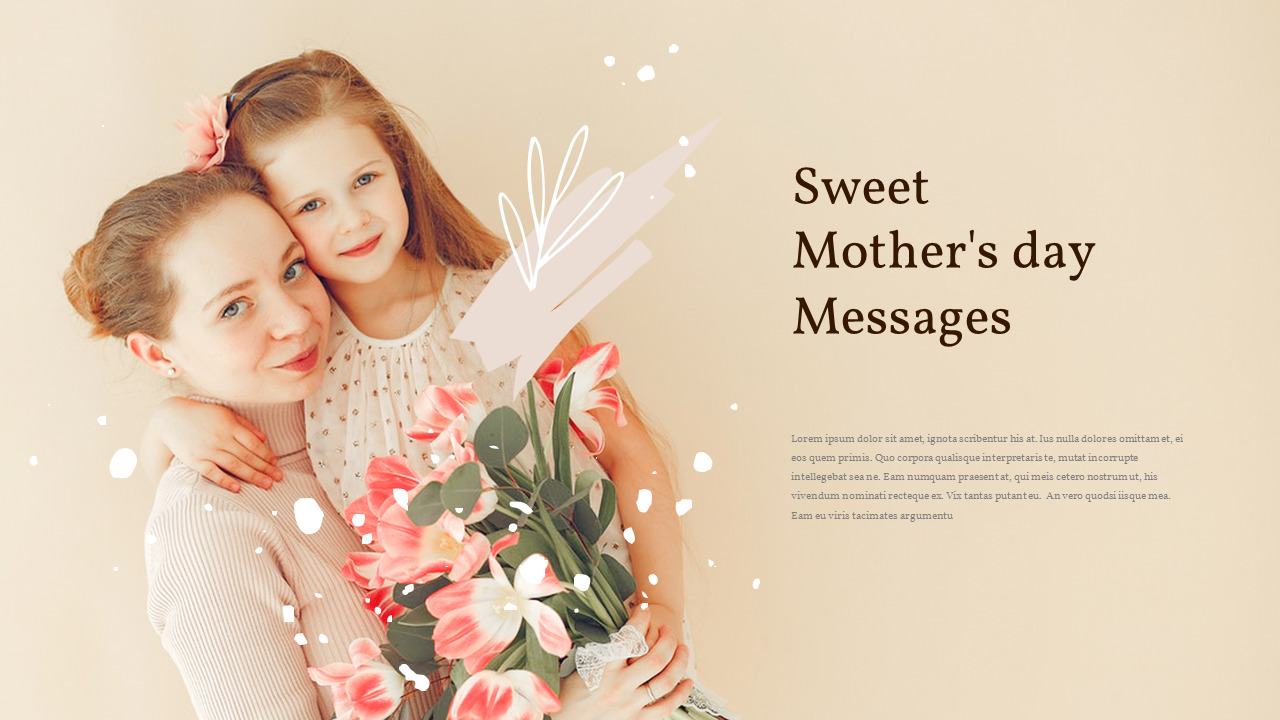 Mother's Day Simple Presentation Google Slides Template