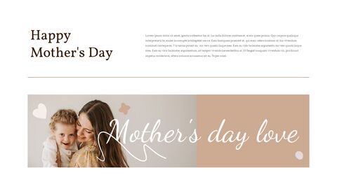Mother's Day Simple Presentation Google Slides Template