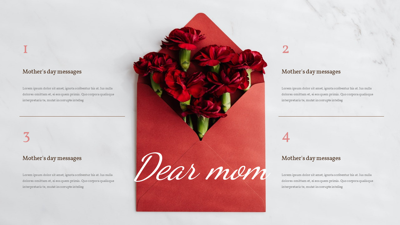Mother's Day Simple Presentation Google Slides Template
