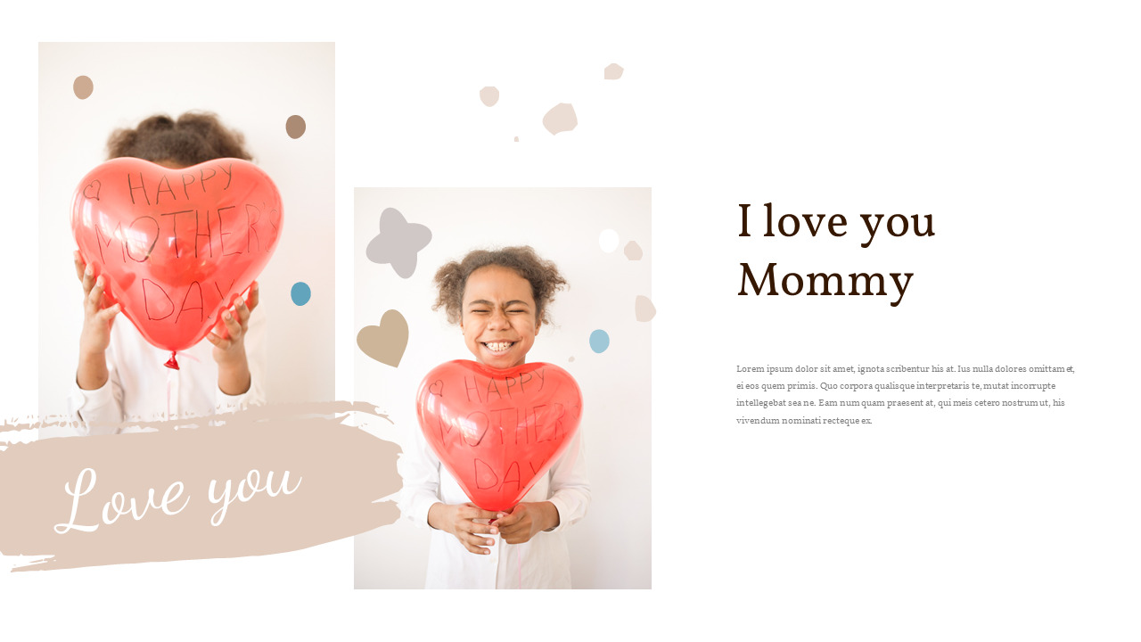 Mother's Day Simple Presentation Google Slides Template