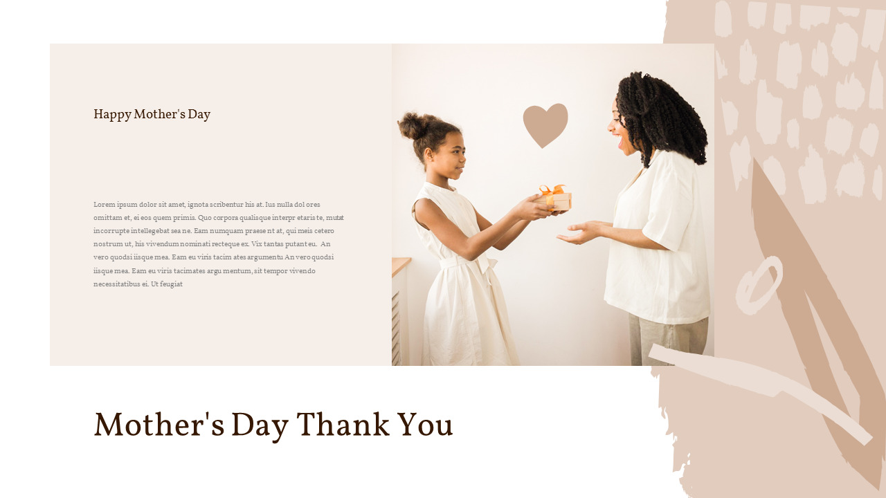 Mother's Day Simple Presentation Google Slides Template