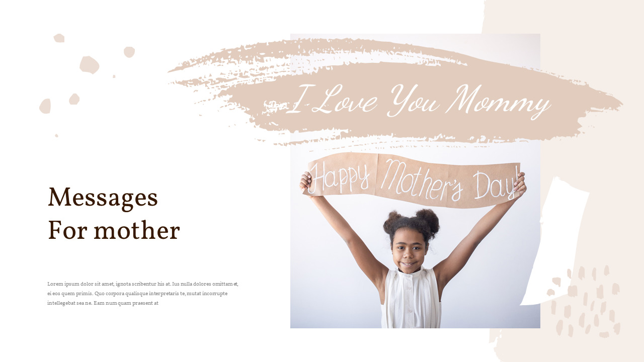 Mother's Day Simple Presentation Google Slides Template