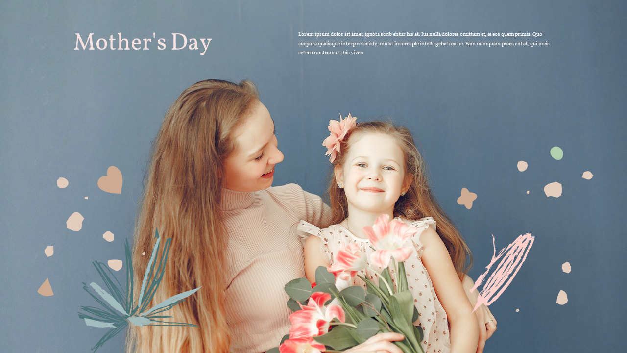 Mother's Day Simple Presentation Google Slides Template