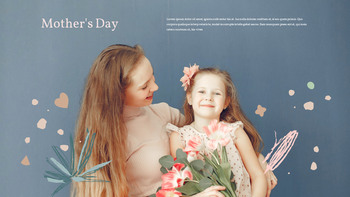 Mother's Day Simple Presentation Google Slides Template
