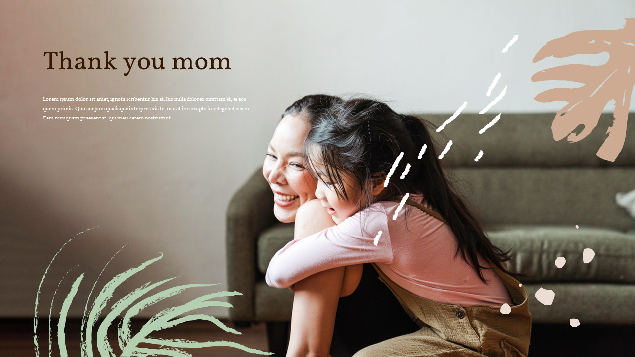 Mother's Day Simple Presentation Google Slides Template