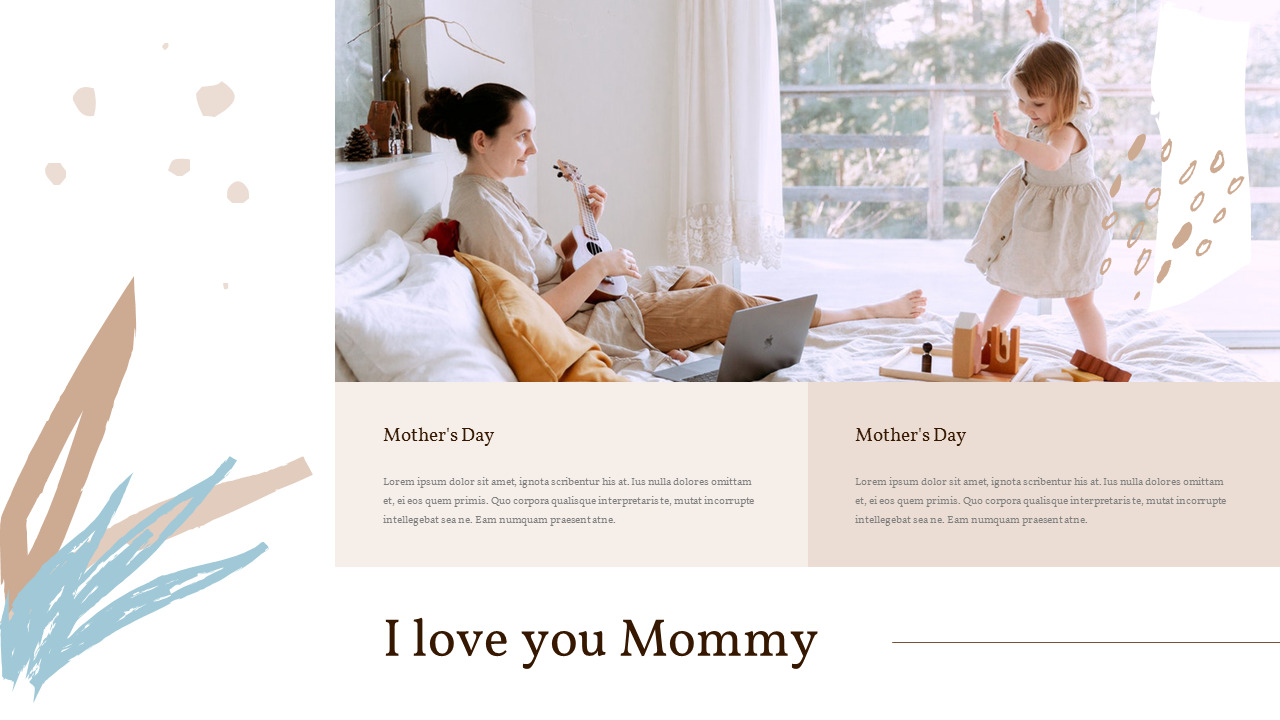 Mother's Day Simple Presentation Google Slides Template