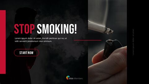 Stop Smoking Design brief Templates|Lifestyle|PPT