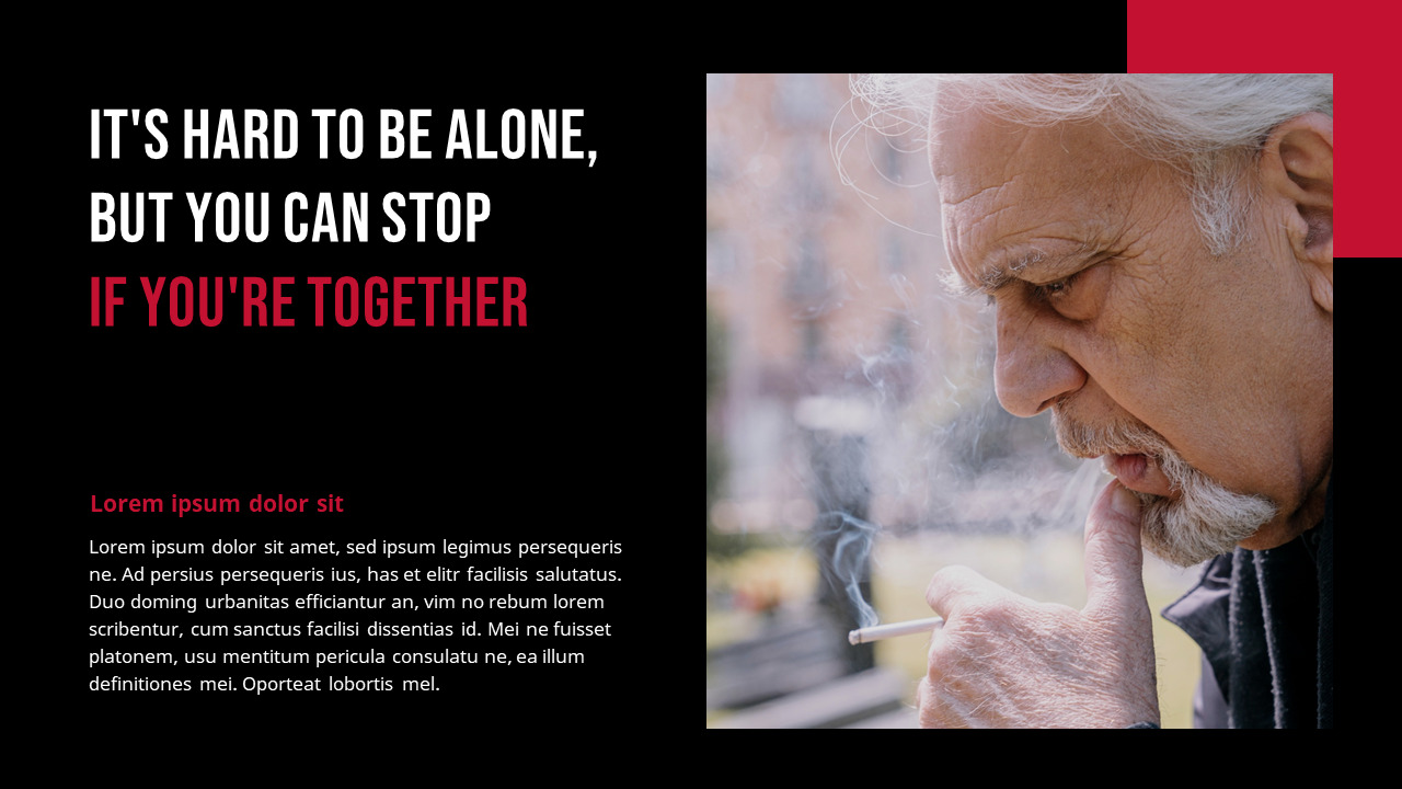 Stop Smoking Design brief Templates|Lifestyle|PPT