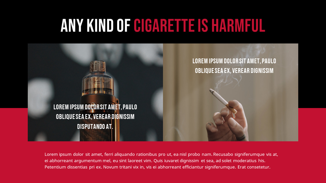 Stop Smoking Design brief Templates|Lifestyle|PPT