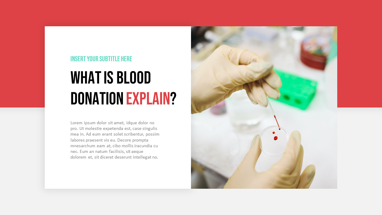 Blood Donation PPT Backgrounds|Medical|Templates