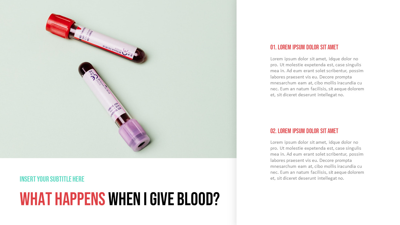 Blood Donation PPT Backgrounds|Medical|Templates