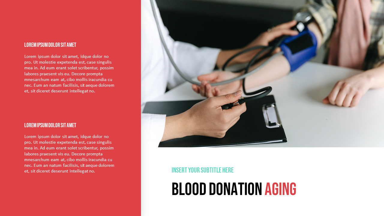 Blood Donation PPT Backgrounds|Medical|Templates