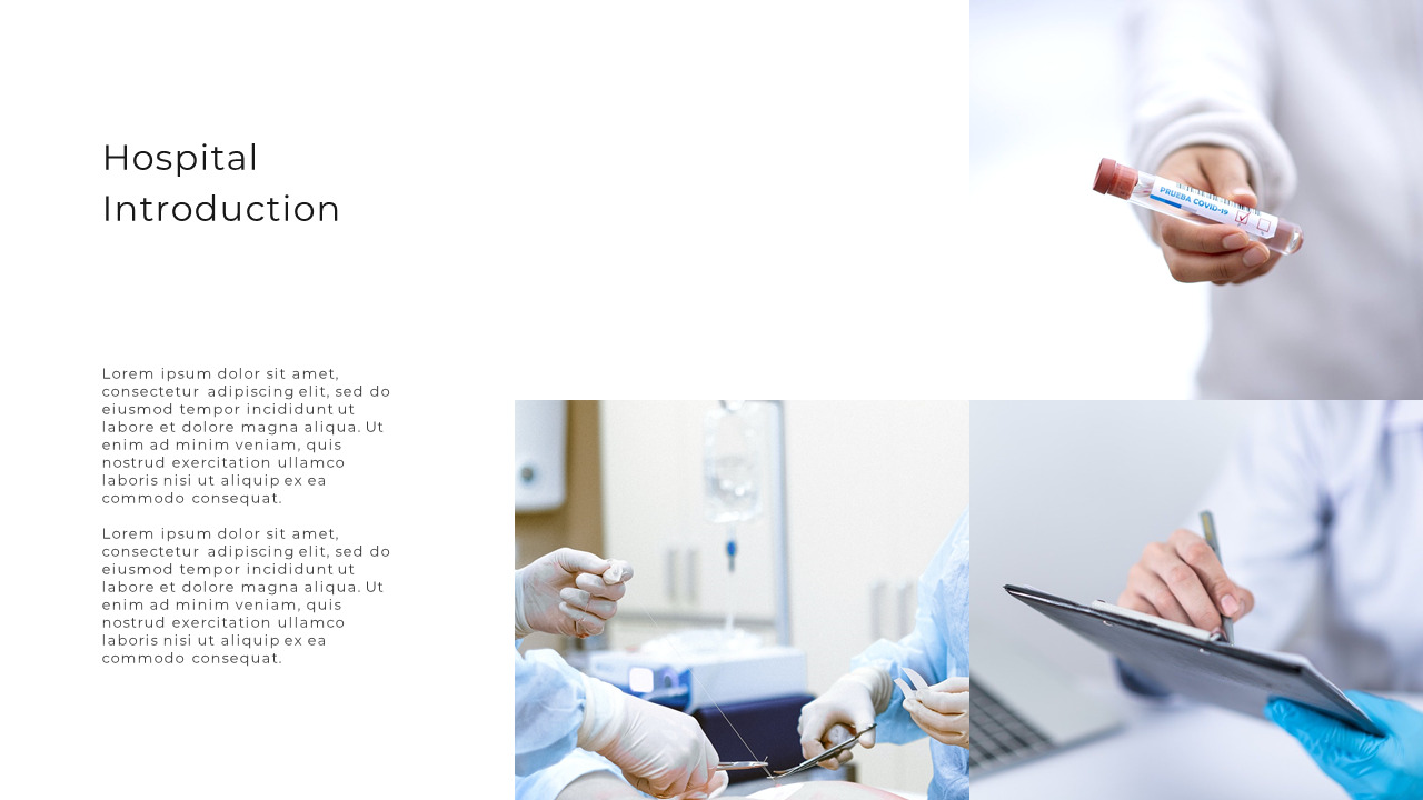 Hospital Introduction PowerPoint Templates