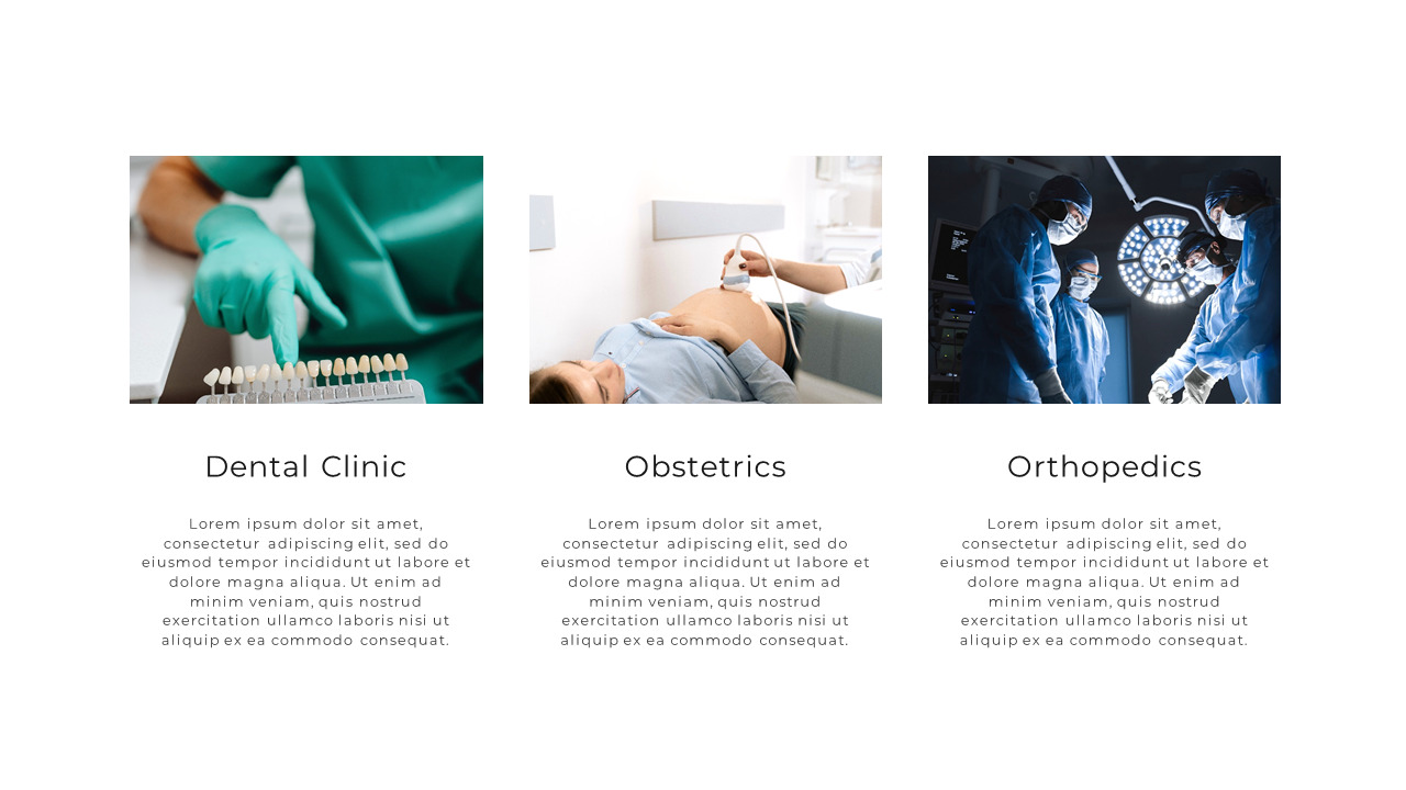 Hospital Introduction PowerPoint Templates