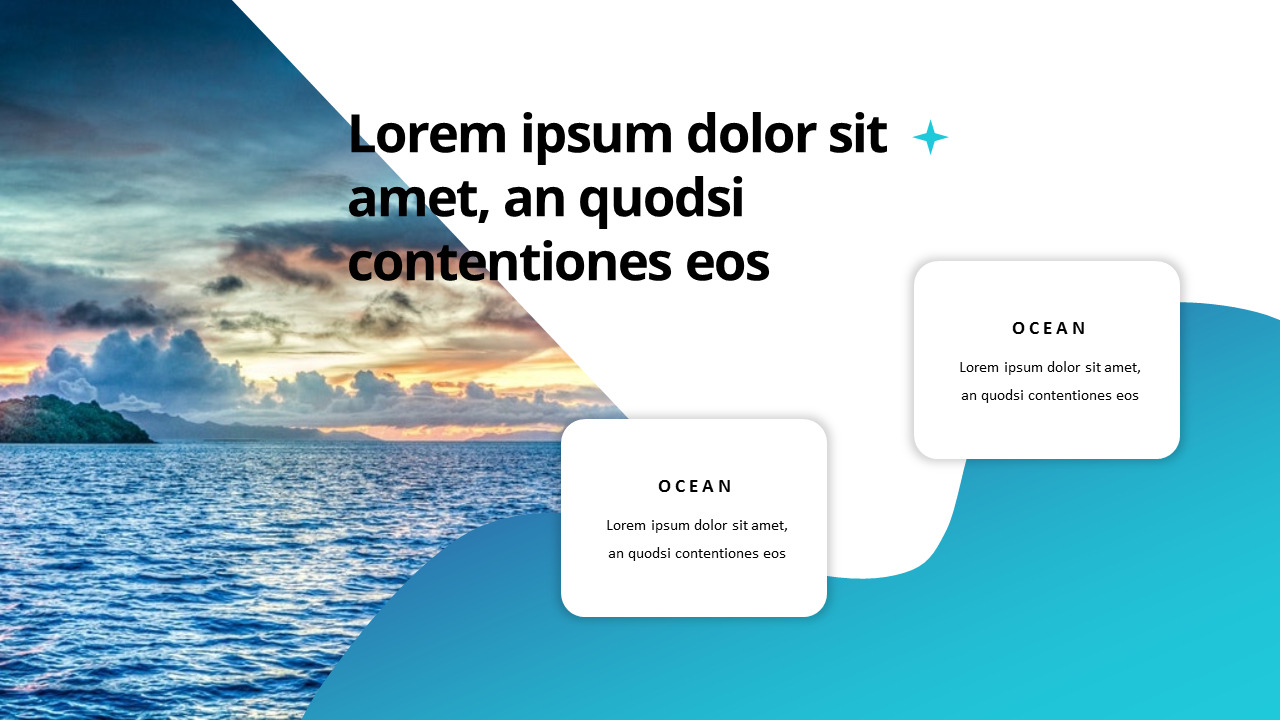 Ocean Day PPT Backgrounds|Lifestyle|Templates