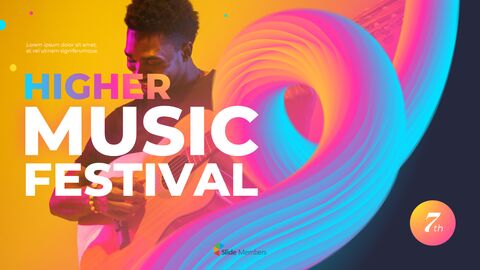 Music Festival Pitch Deck Overview PowerPoint Template