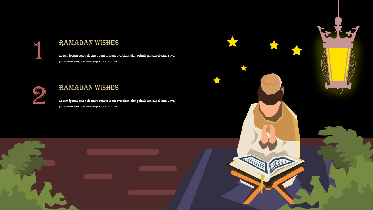 Ramadan Kareem Simple Slides Design