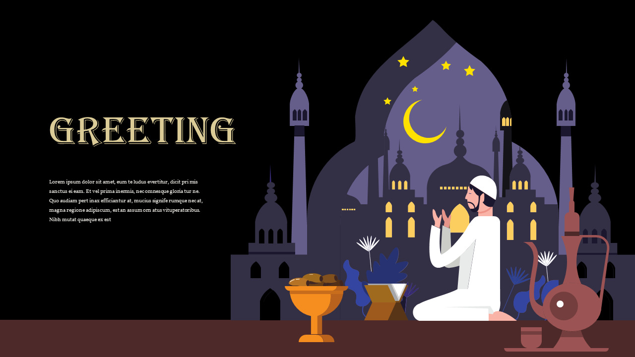 Ramadan Kareem Simple Slides Design