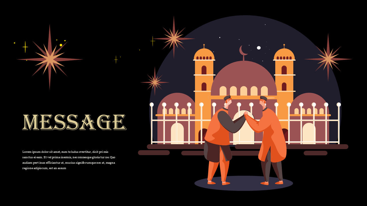 Ramadan Kareem Simple Slides Design