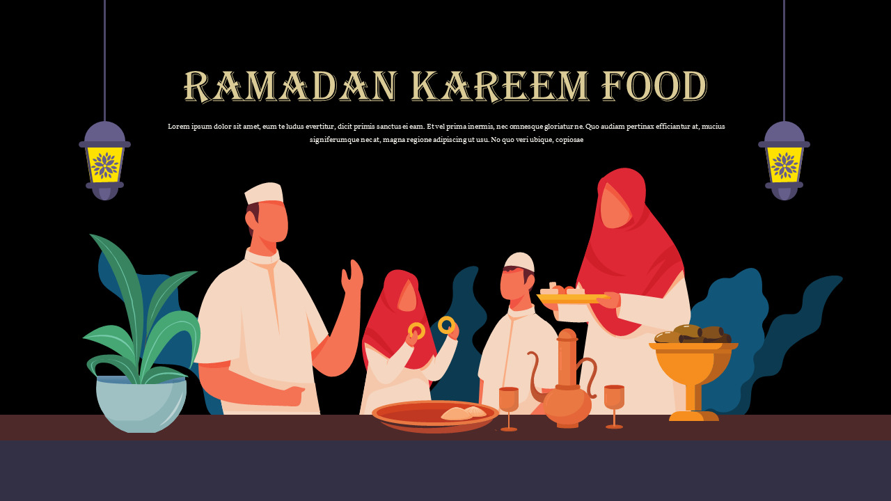Ramadan Kareem Simple Slides Design