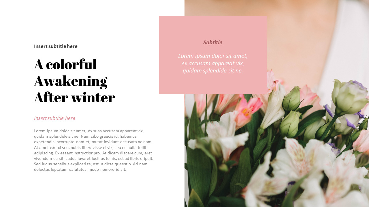 Spring Flower Google Slides Themes|Lifestyle