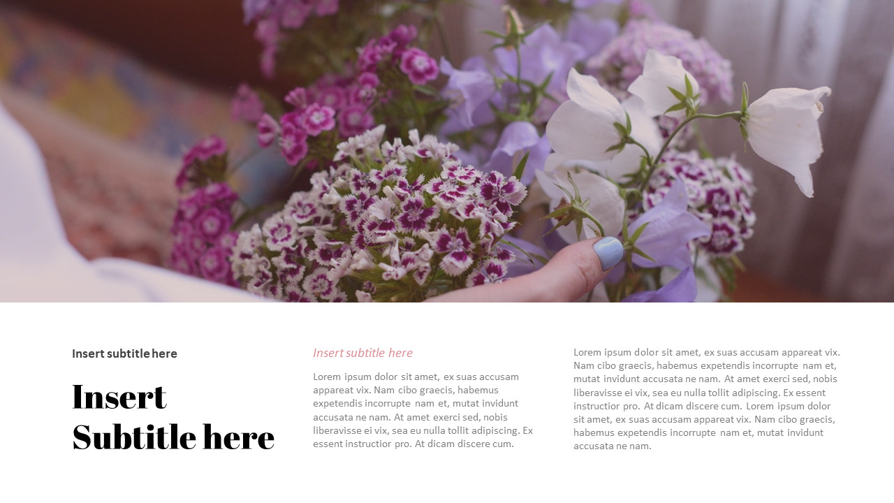 Spring Flower Google Slides Themes|Lifestyle