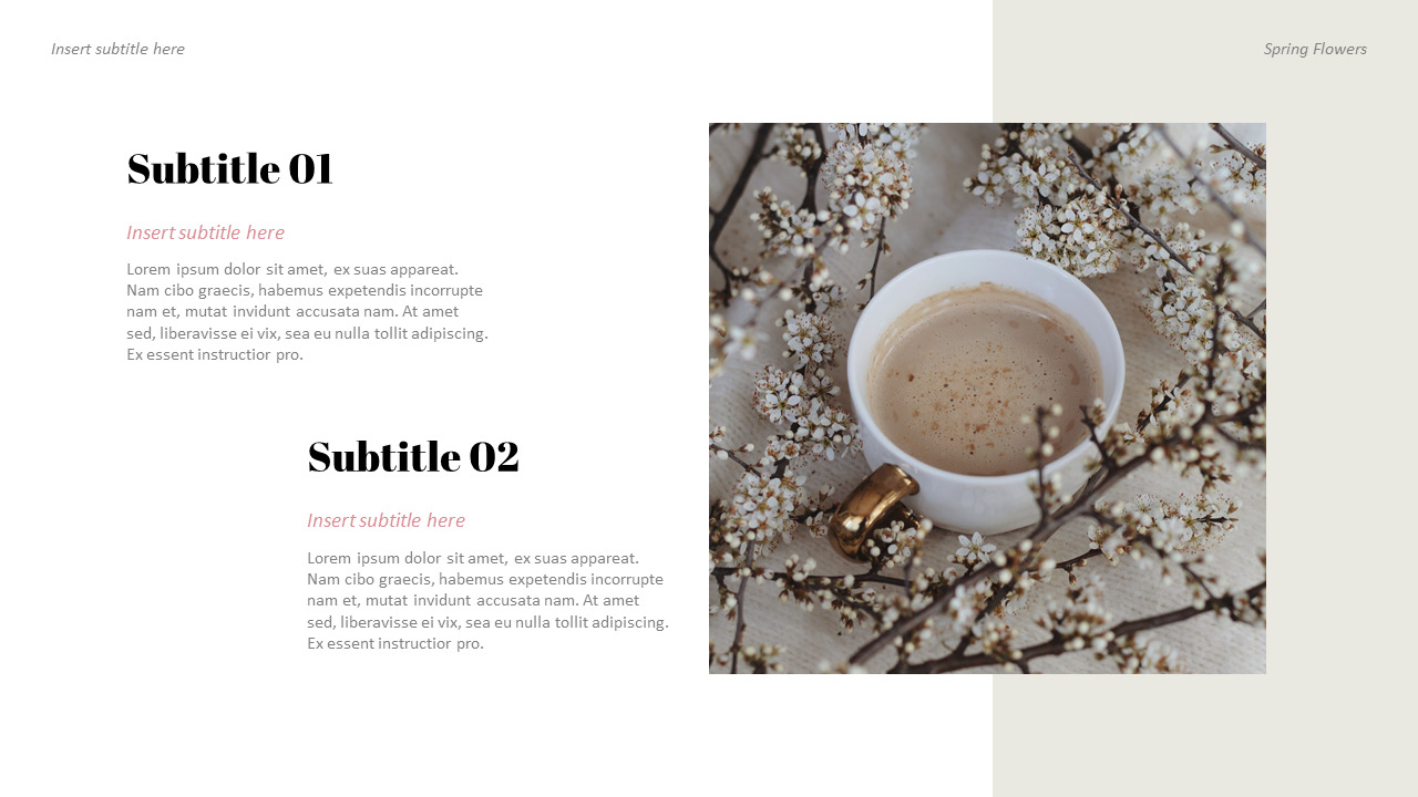 Spring Flower Google Slides Themes|Lifestyle