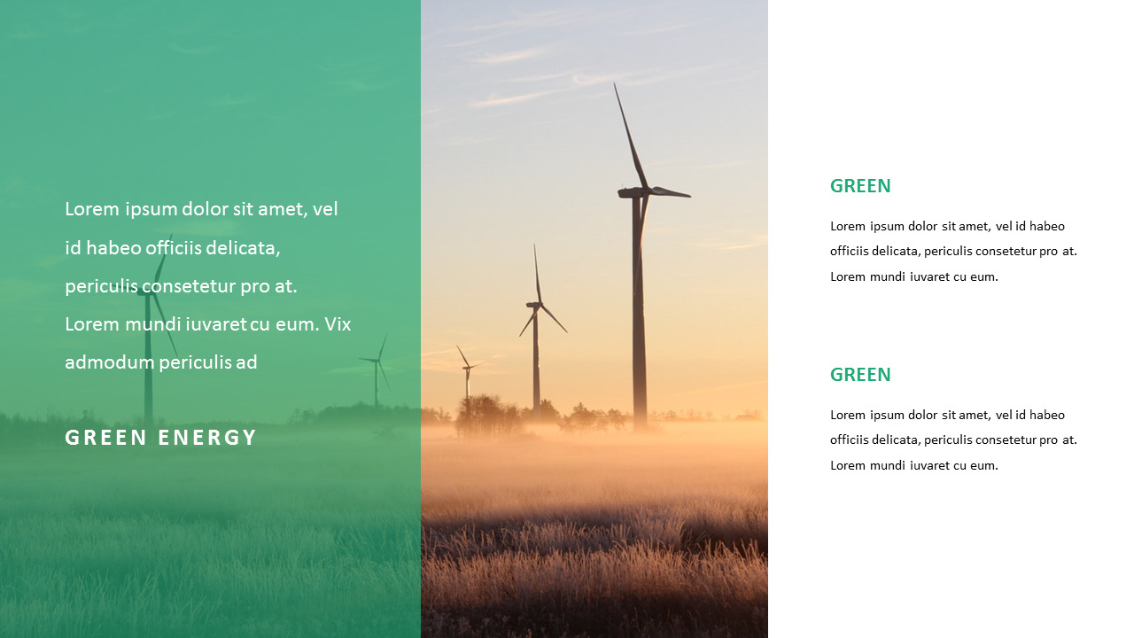 Green Energy Theme PT Templates