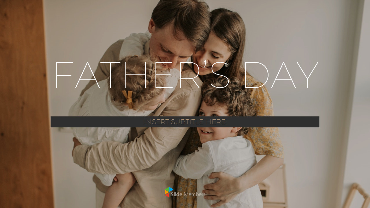 Happy Father’s Day Simple Slides Design