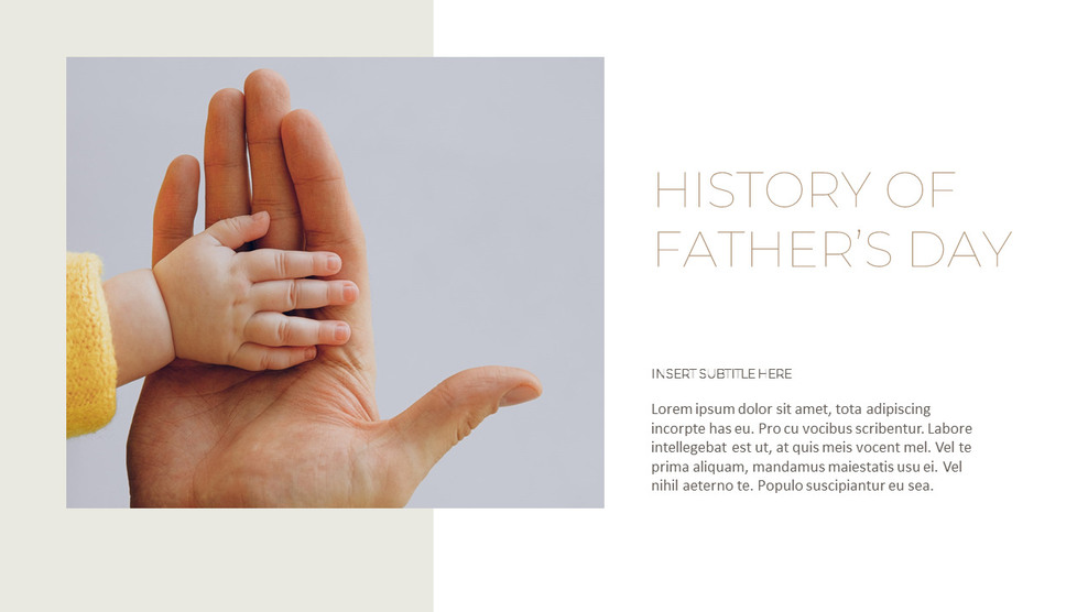 Happy Father’s Day Simple Slides Design