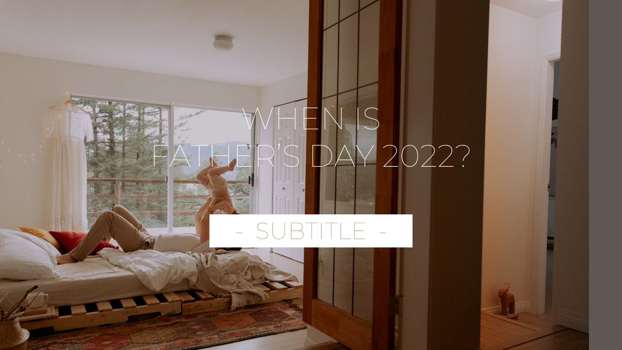 Happy Father’s Day Simple Slides Design