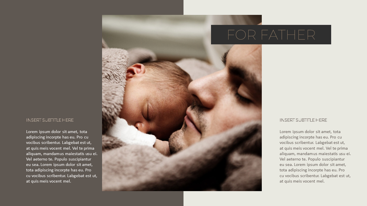 Happy Father’s Day Simple Slides Design