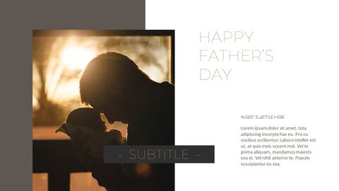 Happy Father’s Day Simple Slides Design