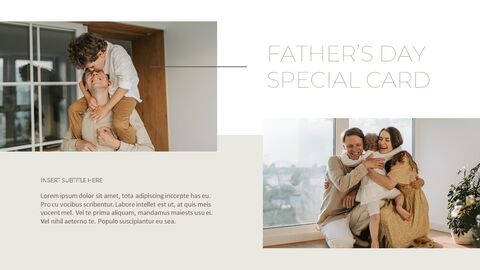 Happy Father’s Day Simple Slides Design