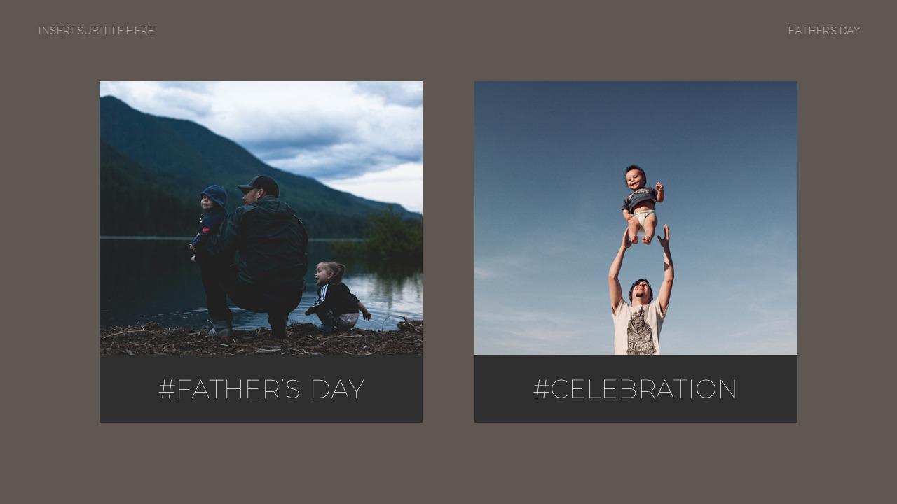 Happy Father’s Day Simple Slides Design