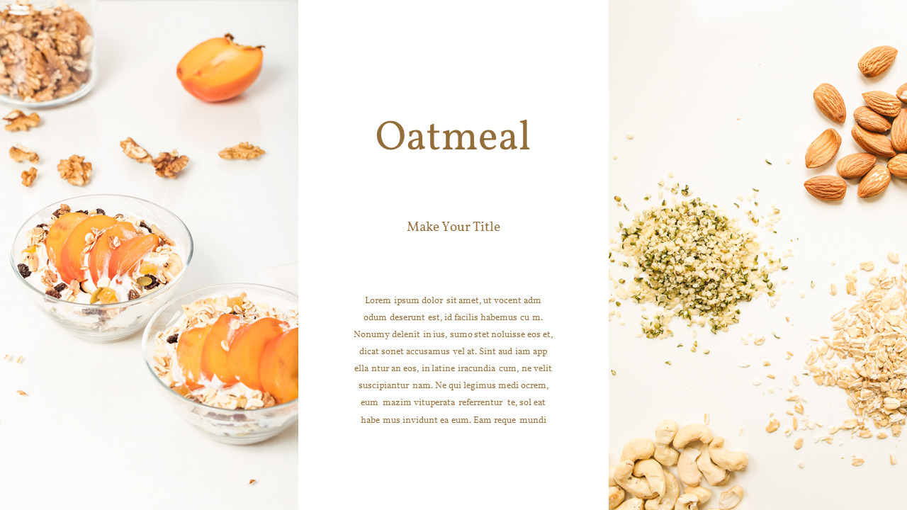 Oatmeal Presentation PowerPoint|Business|Templates