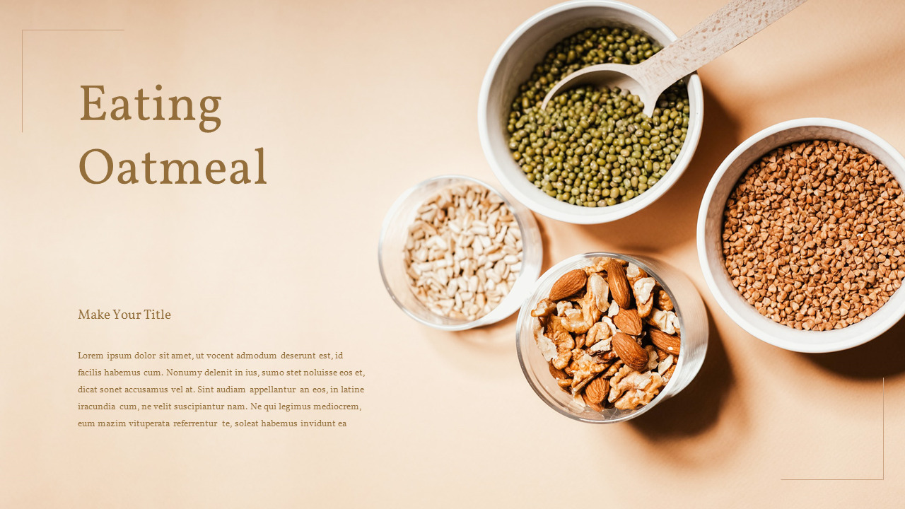 Oatmeal Presentation PowerPoint|Business|Templates