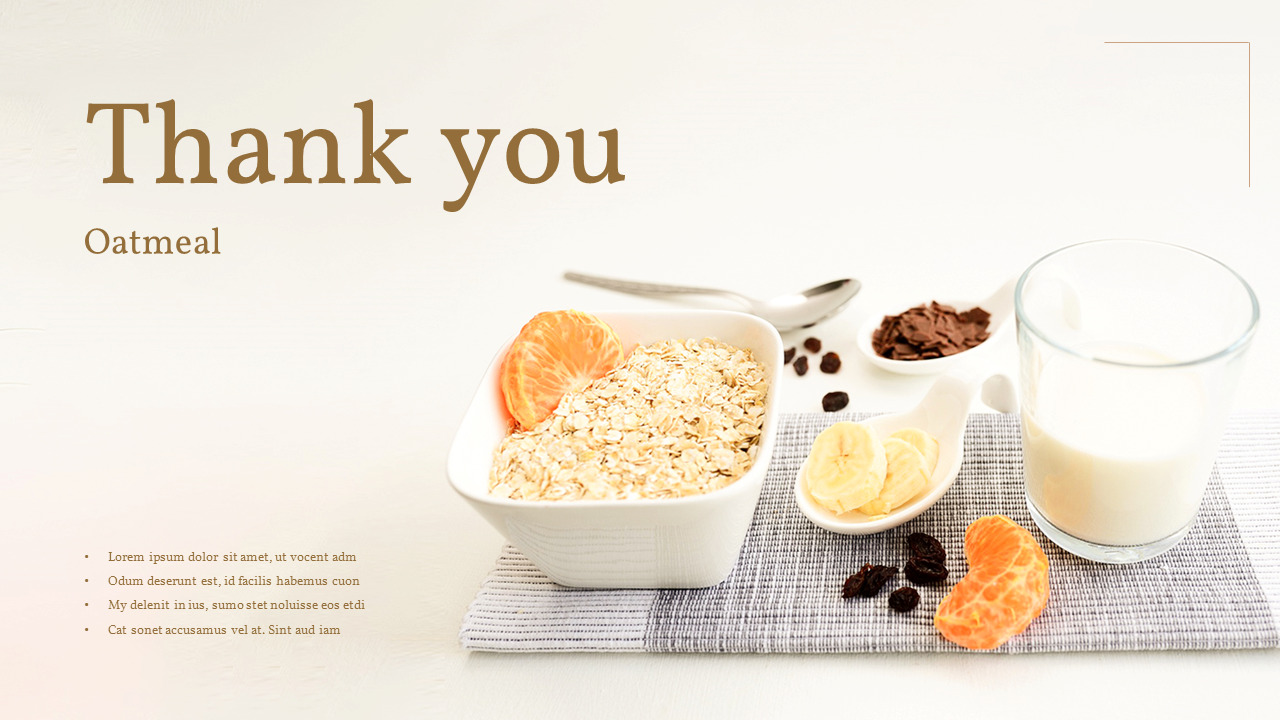Oatmeal Presentation PowerPoint|Business|Templates