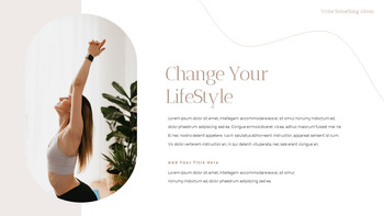 Yoga Class template google slides|Lifestyle
