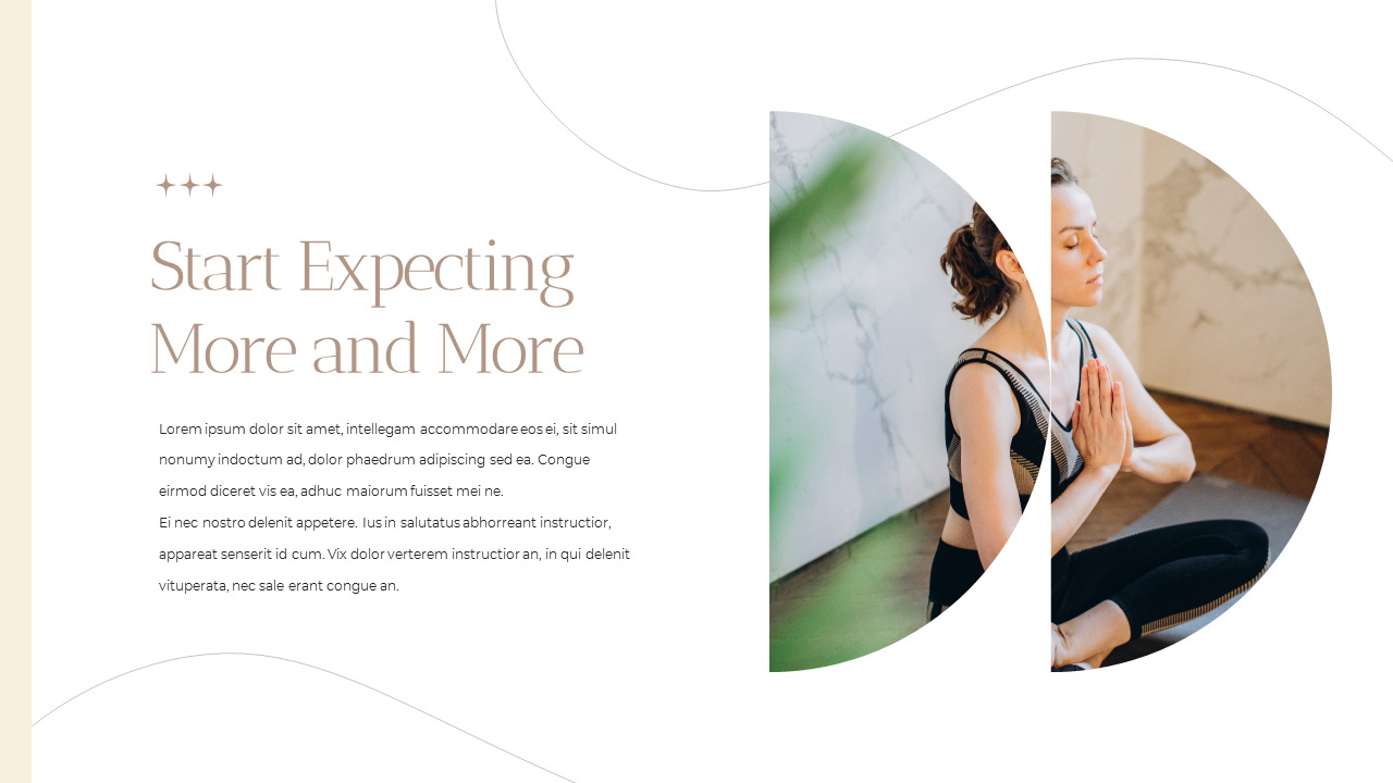 Yoga Class template google slides|Lifestyle