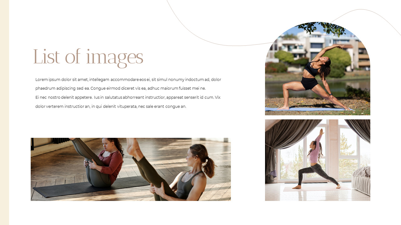 Yoga Class template google slides|Lifestyle