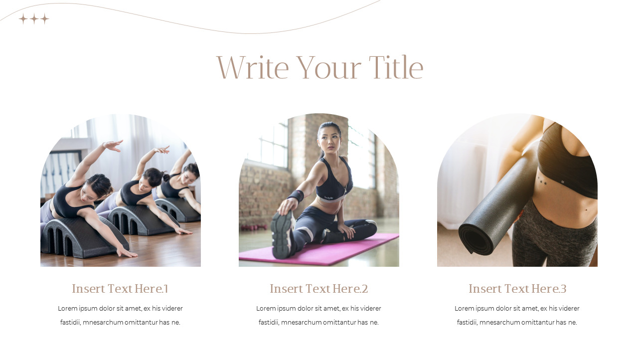 Yoga Class template google slides|Lifestyle