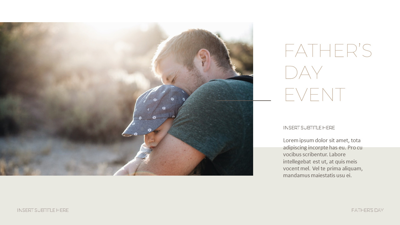 Happy Father’s Day Simple Slides Design
