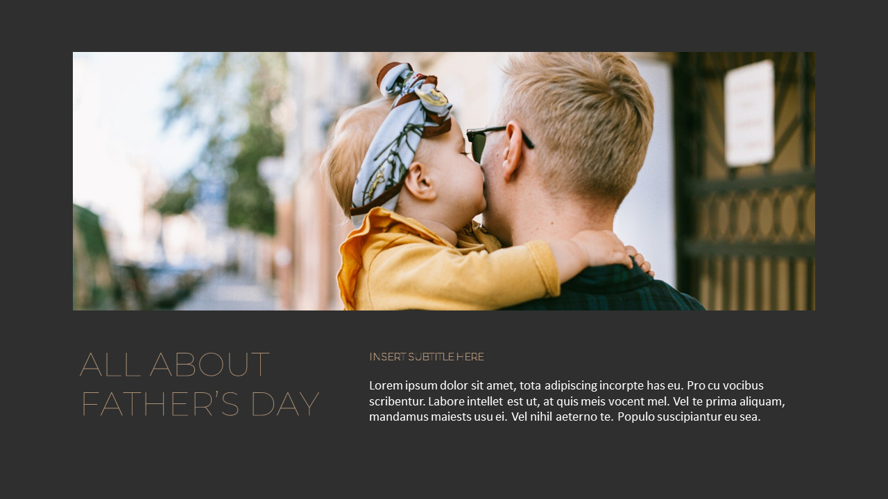 Happy Father’s Day Simple Slides Design